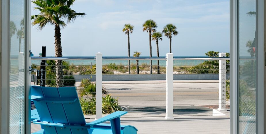 Gulfstream, Hotel Room with Sea View — Pass-A-Grille, FL | Inn on the Beach